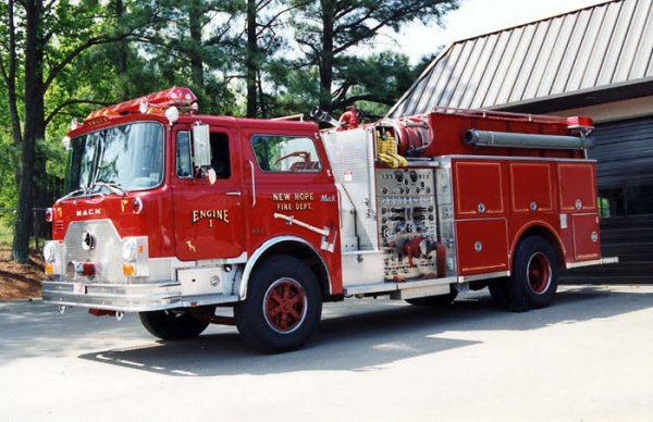Retired Apparatus – Wake New Hope Fire Department